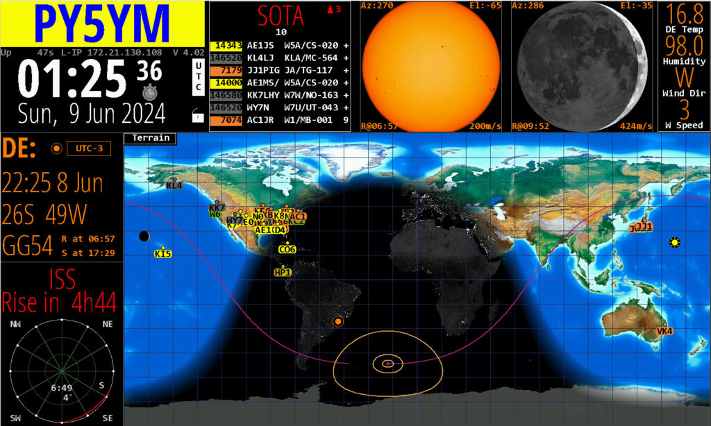 HamClock - Windows 11 - Ham Radio !! - UNIÃO DOS RADIOAMADORES DO ...